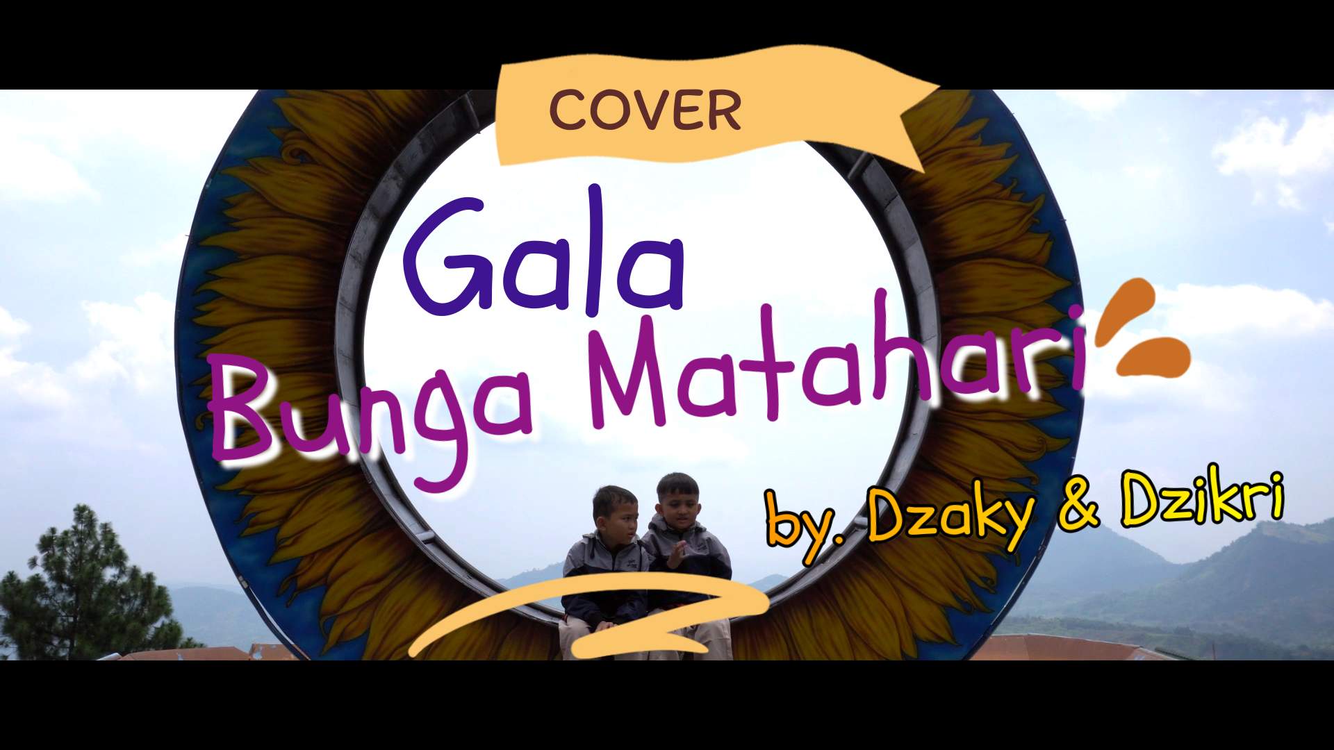 Cover lagu yang sedang viral Gala Bunga Matahari. oleh kakak beradik Zaky & Dzikri di Youtube Al ...